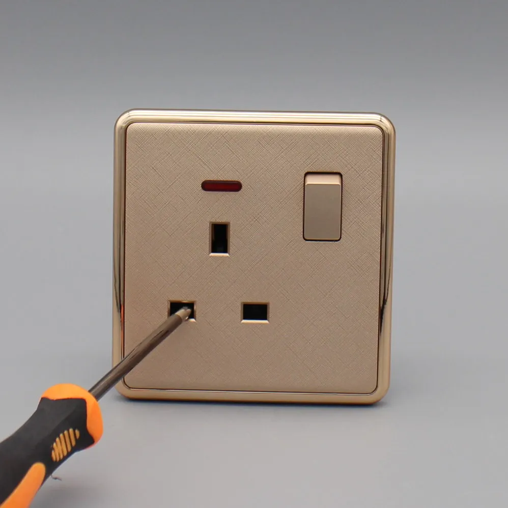 Bs 13a Universal Switch Socket Outlet Uk Socket Switch - Buy Switch ...