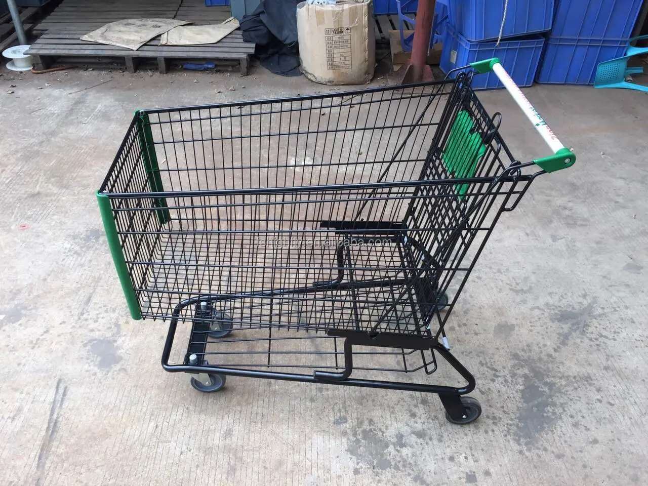 262l Large Size Shopping Cart Technibilt Model 6542 Zion Market Metal ...