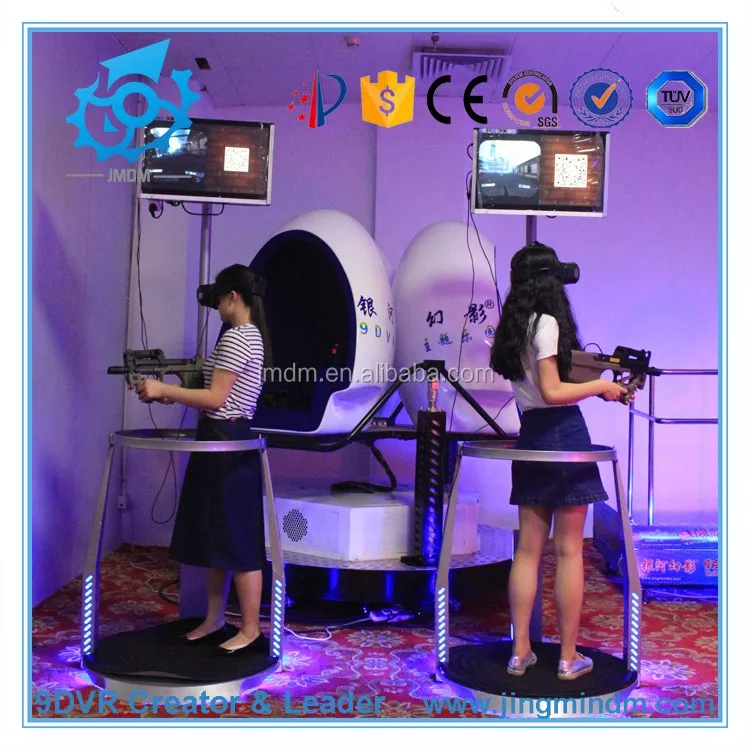 2016 Hot Saledouble Interactive Target Shooting Game Type 9d Vr Cs Gun ...