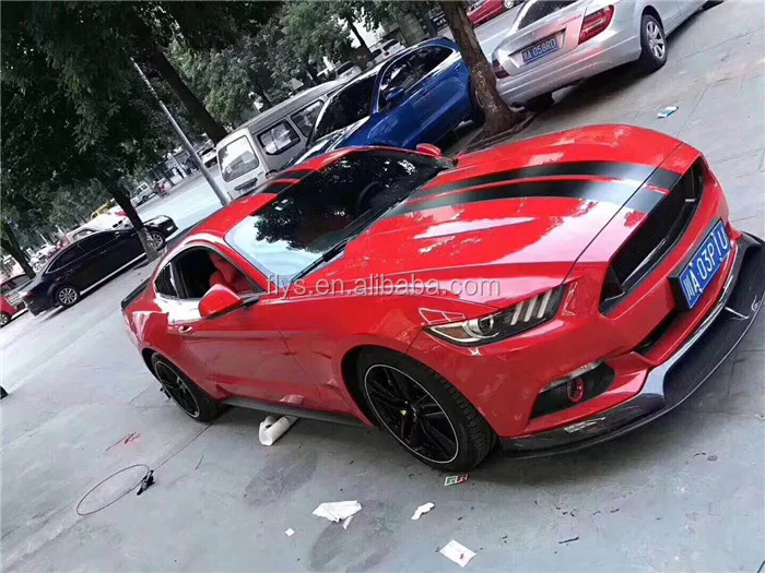 Ac-style Carbon Fiber Front Lip Spoiler for Mustang Coupe