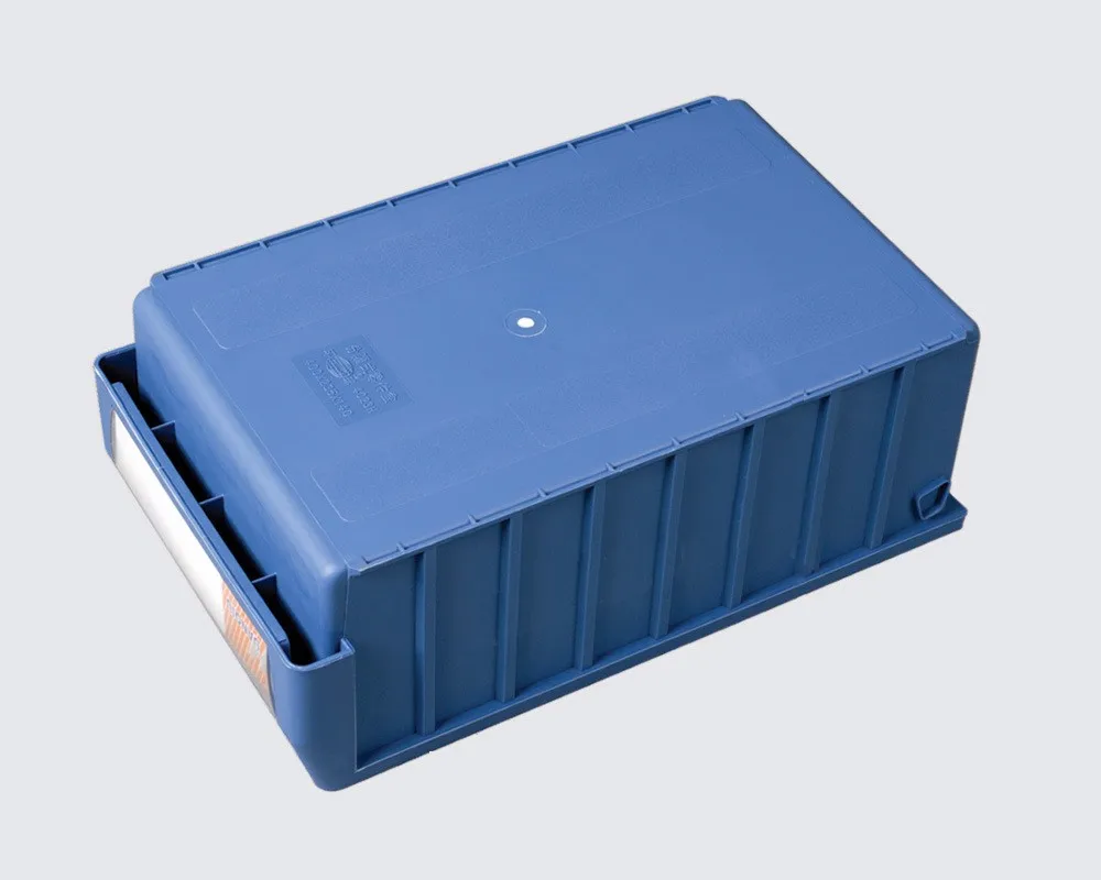 Plastic Stackable Parts Bins for Efficient Warehouse Storage