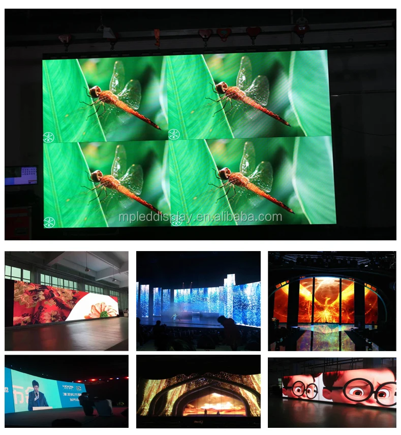 3d Stage Curved Led Background With Video Processor P3.91/p4.81 Led ...