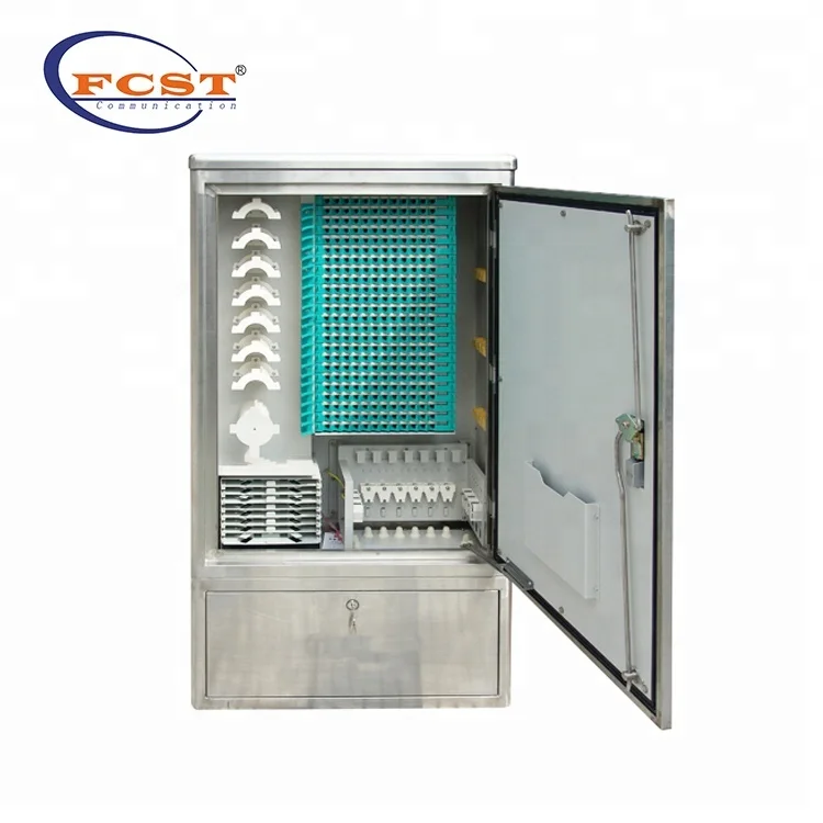 Ftth 144/288/576 Core Fiber Optic Outdoor Odf Cabinet Fiber ...