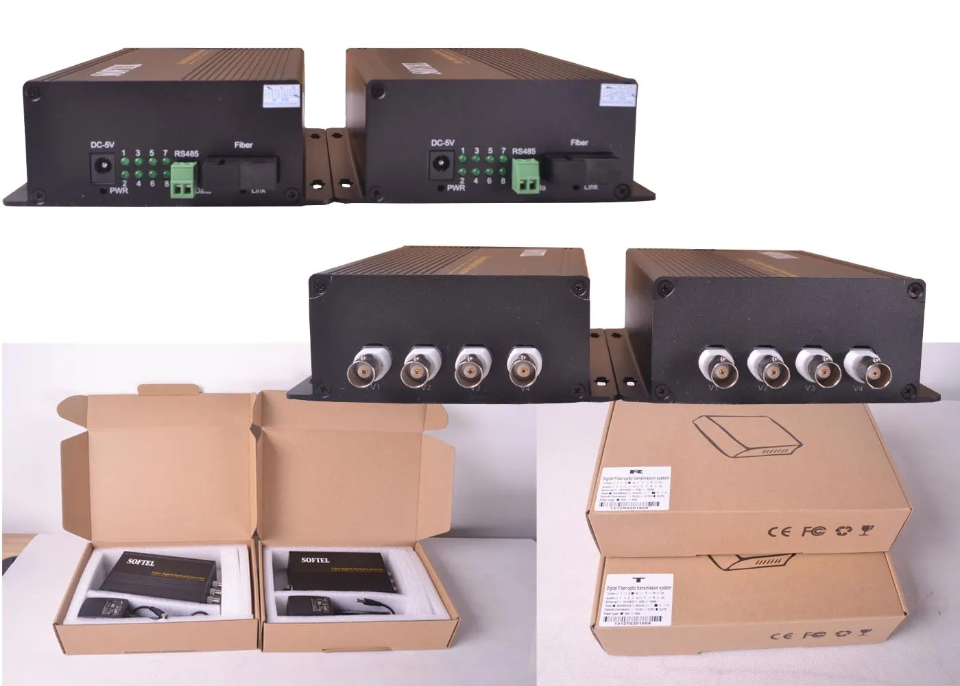 SOFTEL Digital Fiber Media Converter - Optimize Audio & Video