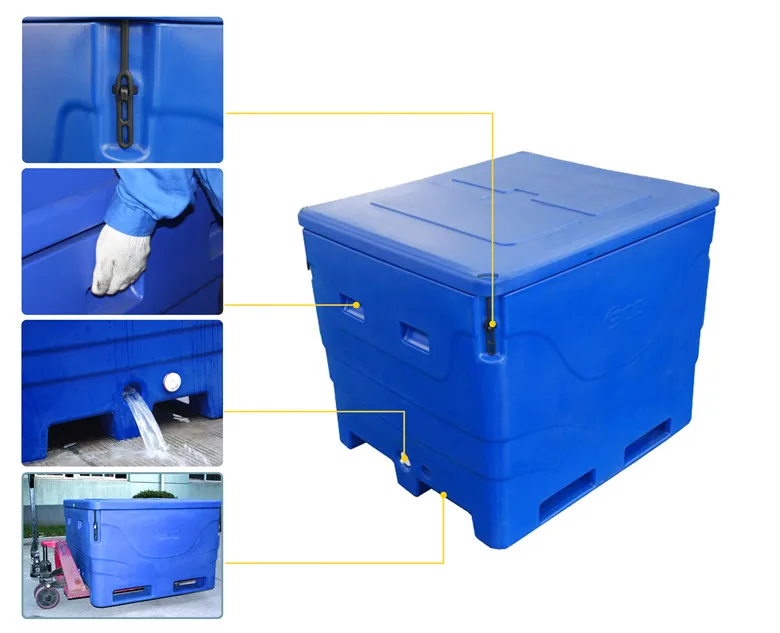 Highly Durable Insulated Fish Tubs - 1000 Liters