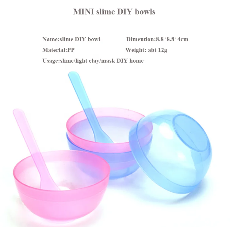 5pcs Diy Slime Make Tools Glue Slime Mixing Bowls Kit For Kids Funny ...