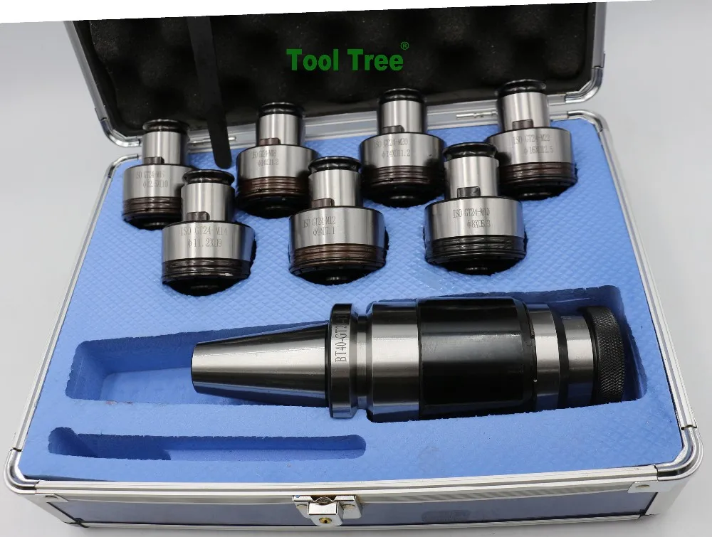 GT12 Tapping Quick Change Tap Collets - Reliable Overload Clutch Function