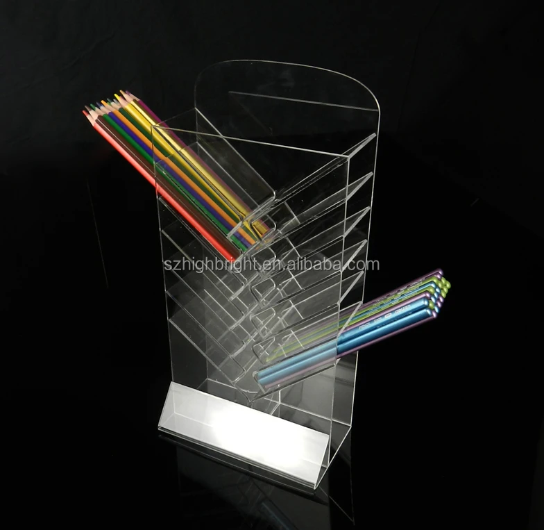 Retail Store Acrylic Pen Holder Display Rack - Customized