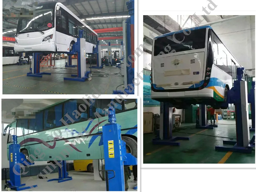 Factory Supply Four Post Column Bus Lift Truck Lift