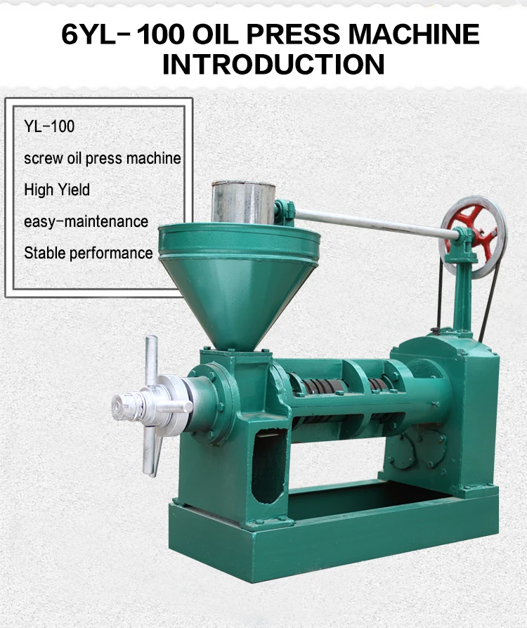 Popular Small Oil Workshop Use 6yl-80 Oil Expeller Screw Press - Buy ...