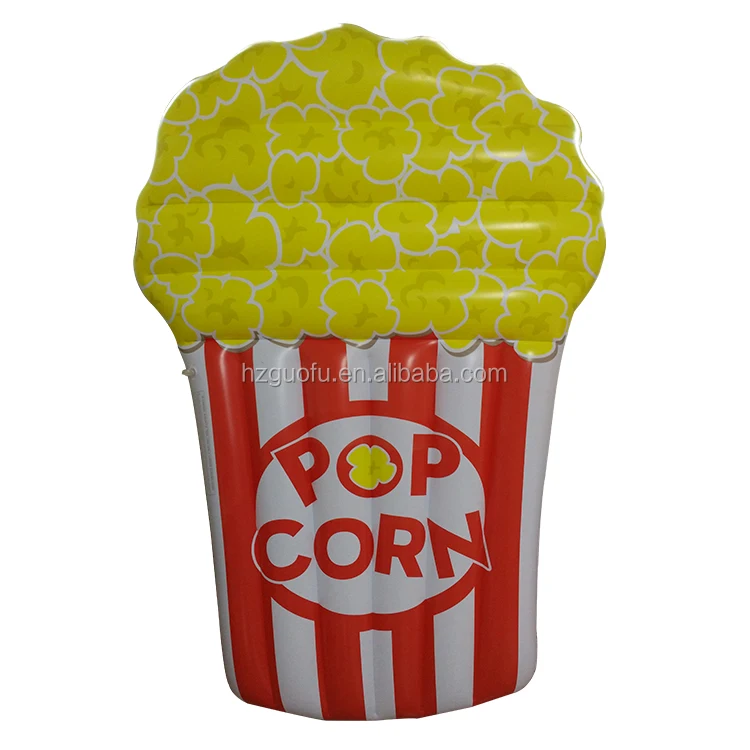 Customized Pvc Inflatable Popcorn Pool Float Toys For Adults And ...
