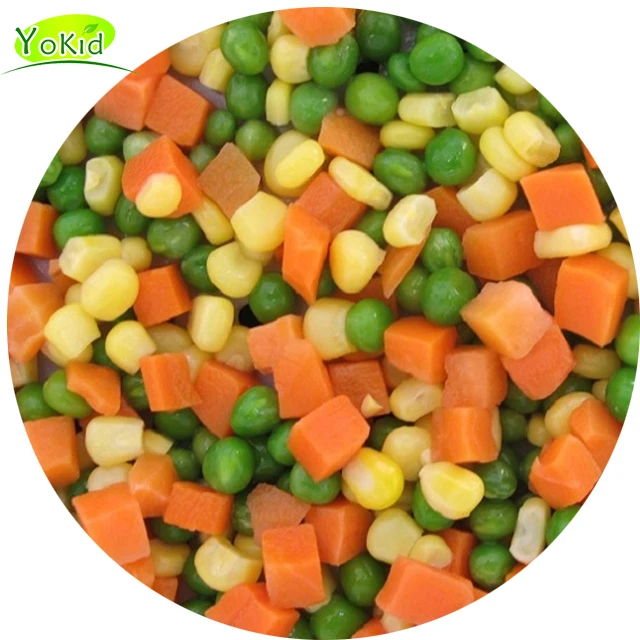 Iqf Frozen Mixed Vegetable Carrot Green Pea Green Bean Sweet Corn Bulk - Buy Frozen Mixed Blend ...