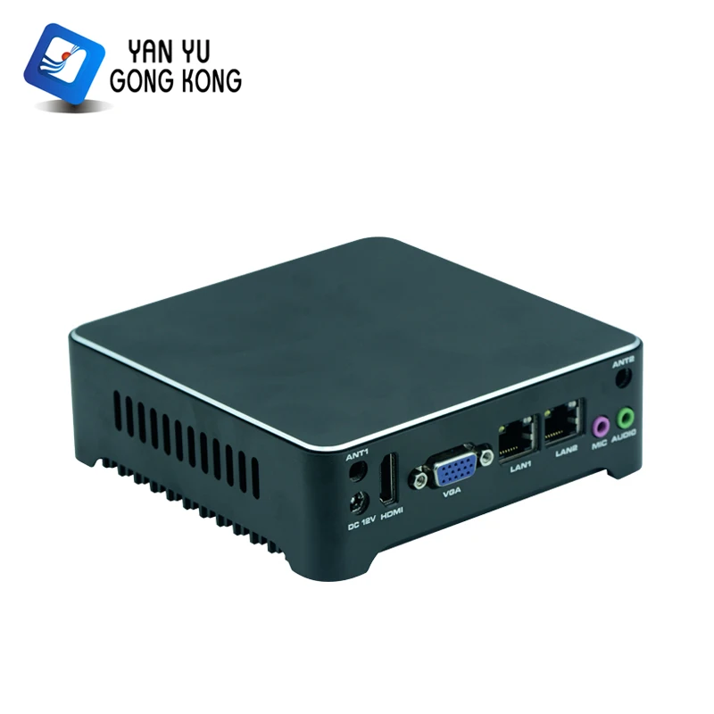 Cheap Nuc I3 I5 I7 J1900 Industrial Fanless 12v Mini Pc Barebone System ...