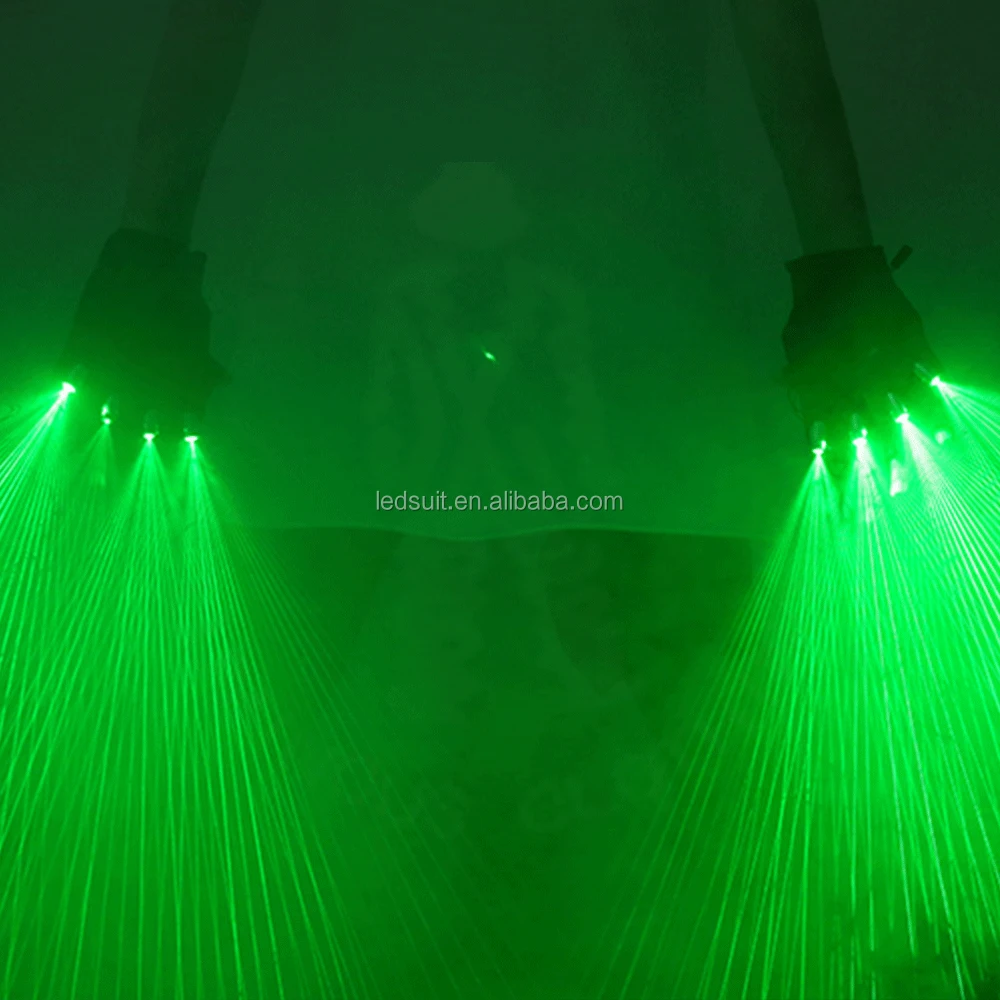 Party Laser Gloves Stage Luminous Led Gloves Green/red/blue Light Led ...