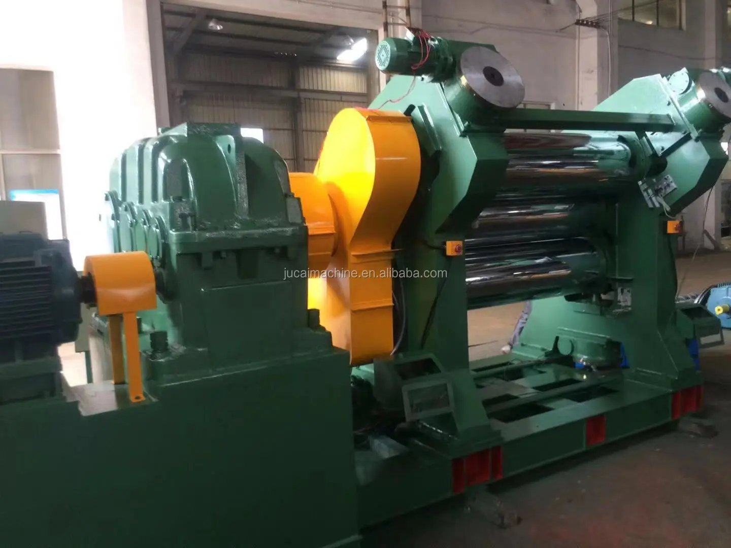 Automatic 4-Roll Tyre Fabric Rubber PVC Calender Machine