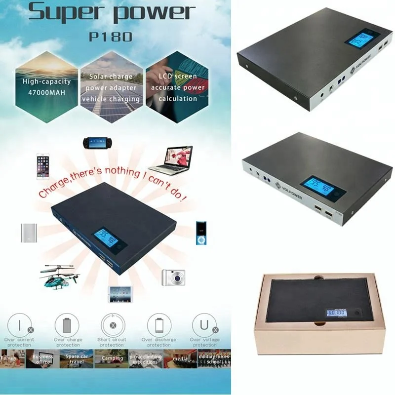 Newest Large 60000mah Power Bank For Outdoor Camping With Rohs Msds ...
