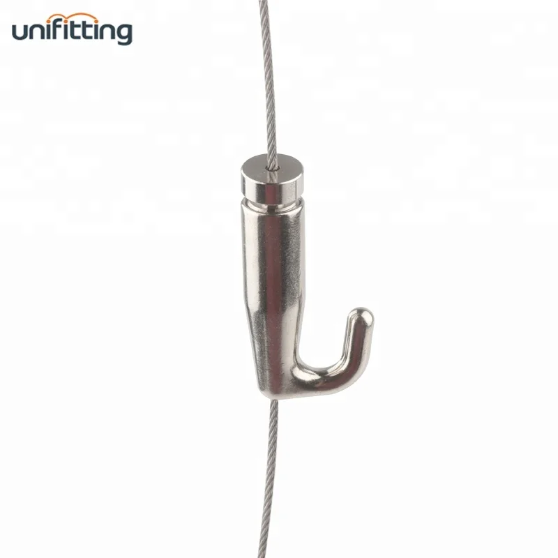 Hot Sale Metal Wall Art Crane Quick Adjustable Cable Hook For Picture ...