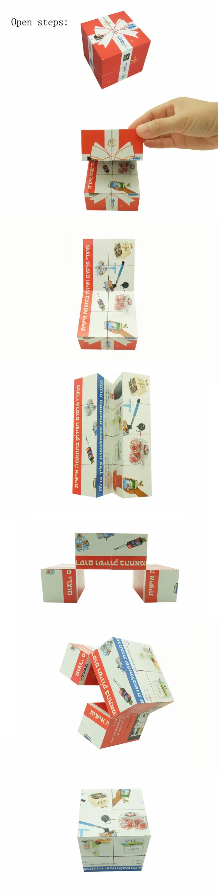 Bemay Toy 7cm Foldable Magic Cube Promotional Multi-folding Cube ...