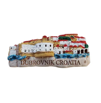 Custom Made Resin Magnet Dubrovnik Souvenir Fridge Magnet Croatia ...