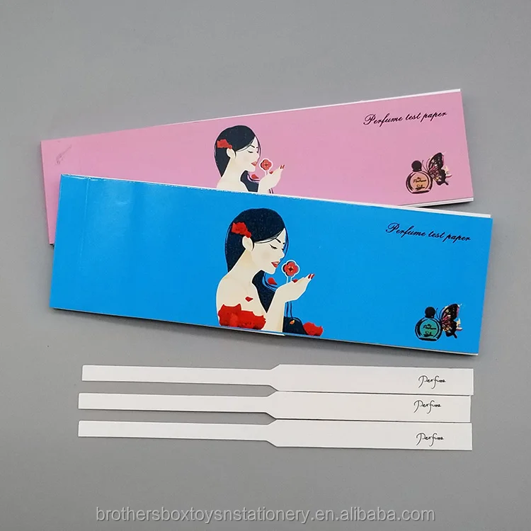 Custom Logo Printing Fragrance Smelling Strips Perfume Tester Cards ...