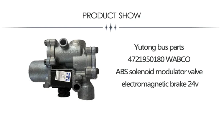 4721950180 solenoid valve ABS (Anti-locked Braking System ) 24v diesel ...