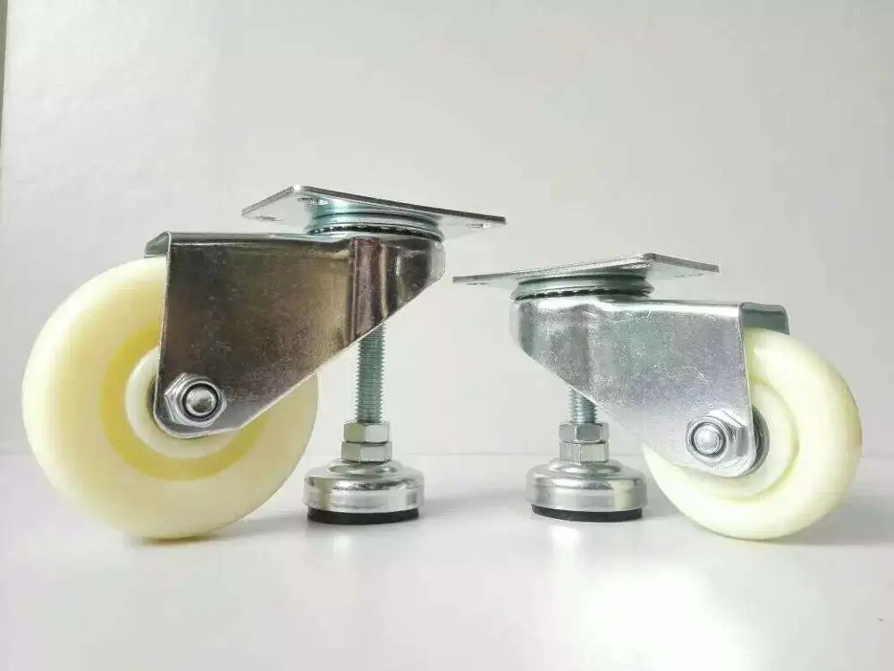 3 Inch Adjustable Heavy Duty Caster Wheels with Self Leveling