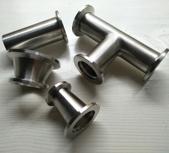 Vacuum Iso-k Nw10 Nw16 Nw25 Nw40 Nw50 Tee Nipples Stainless Steel ...