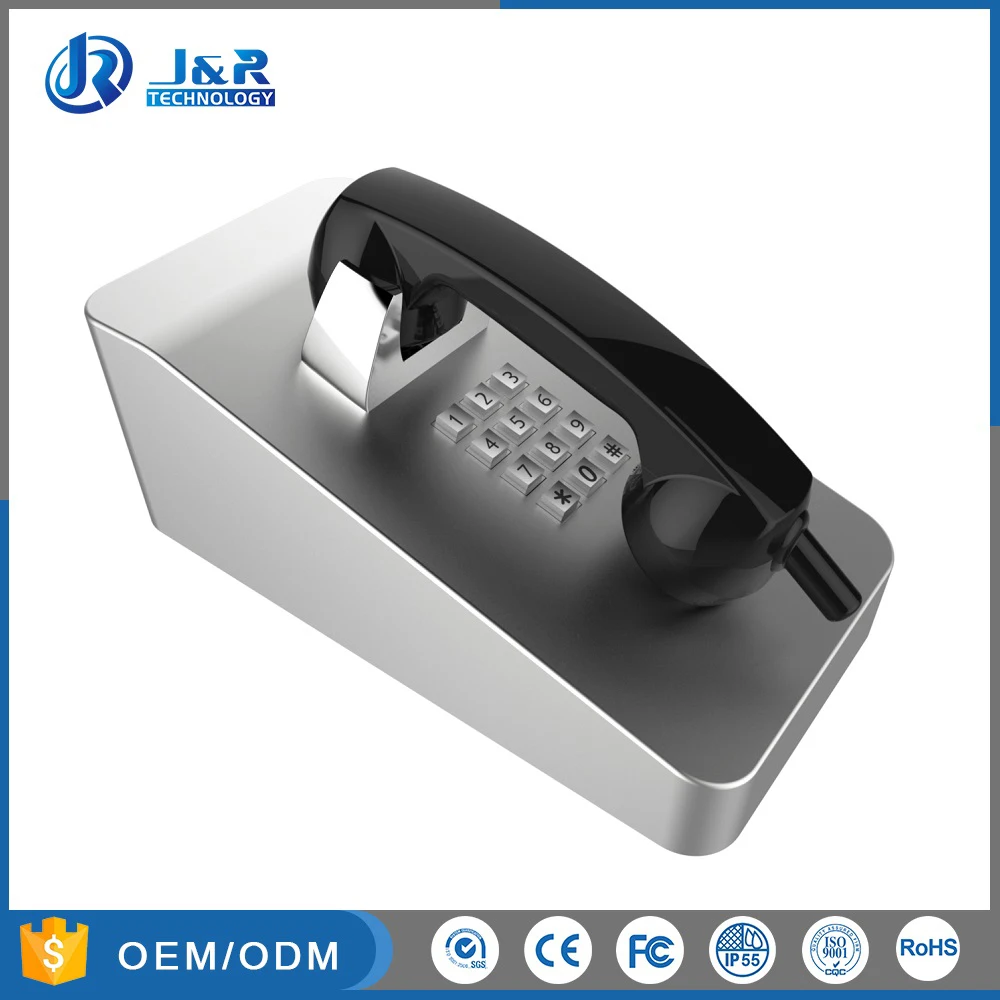 Desk Mounted Steel Compact Analog Non-hazardous Telephone,Anti-vandal ...