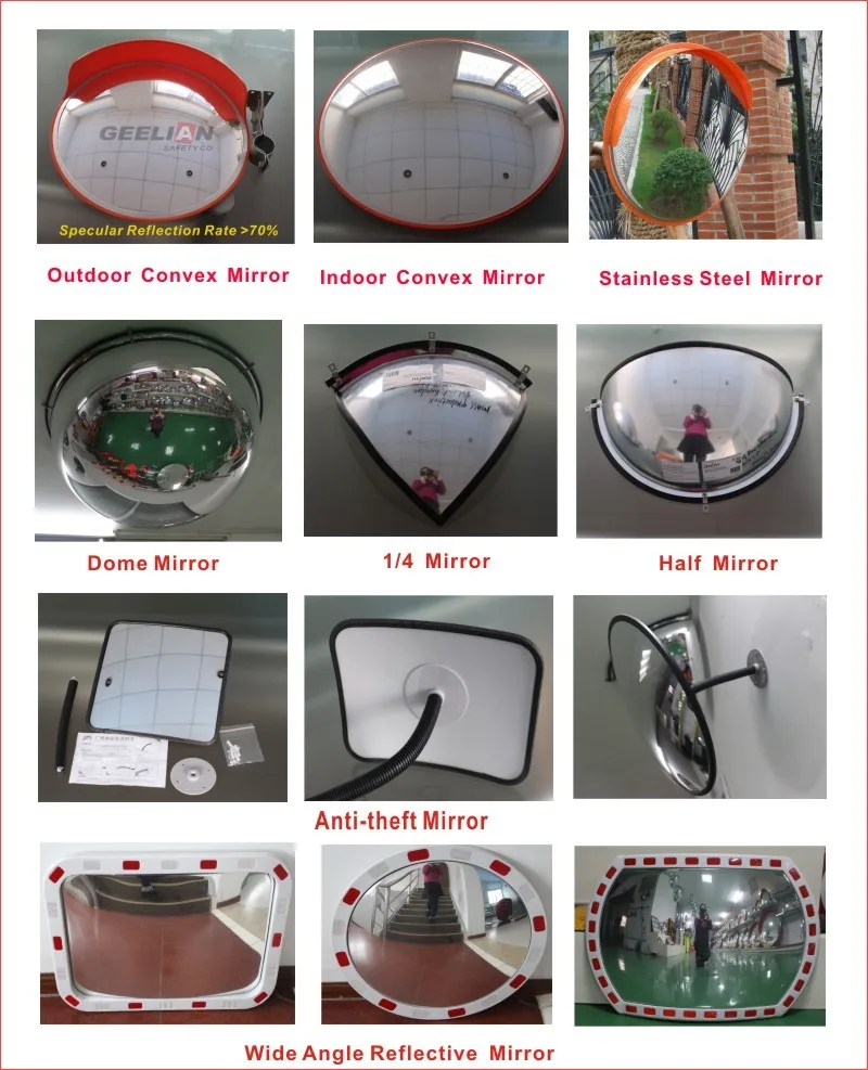Geelian Full Dome Convex Mirror/ Half Ball Convex Mirror - Buy Geelian ...