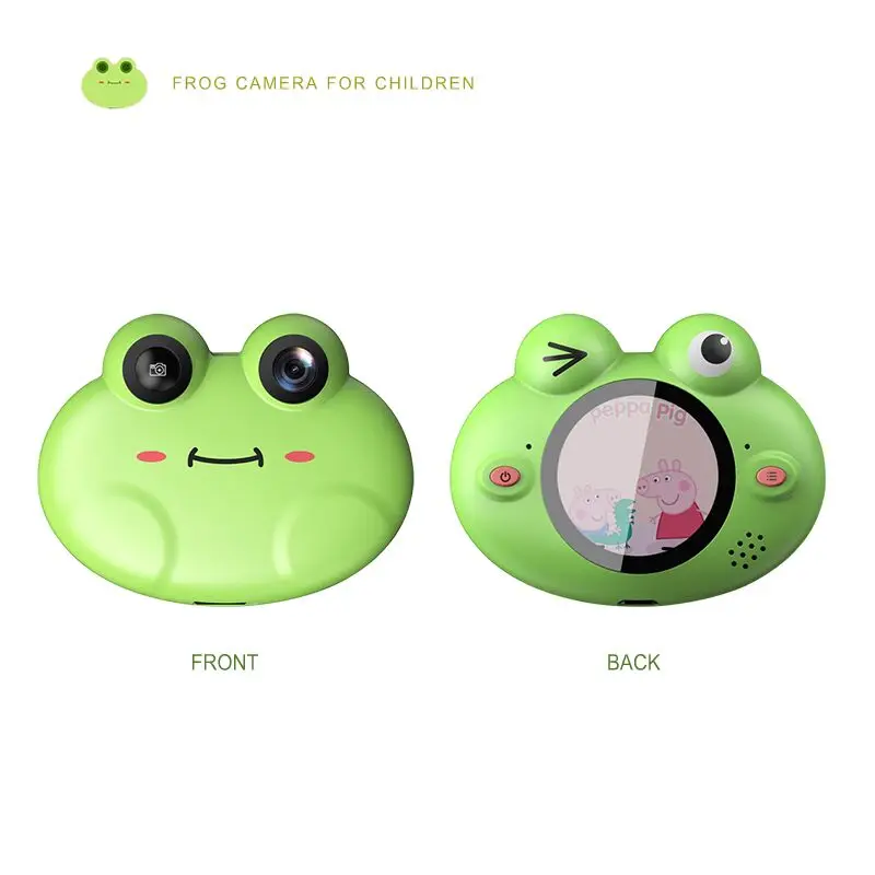Kids Toy Camera Mini Frog Colorful Video Camcorder Waterproof Camera ...