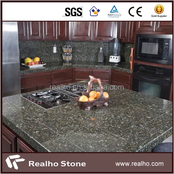 Brazil Peacock Blue Green Granite Tile Countertop - Buy Peacock Blue ...