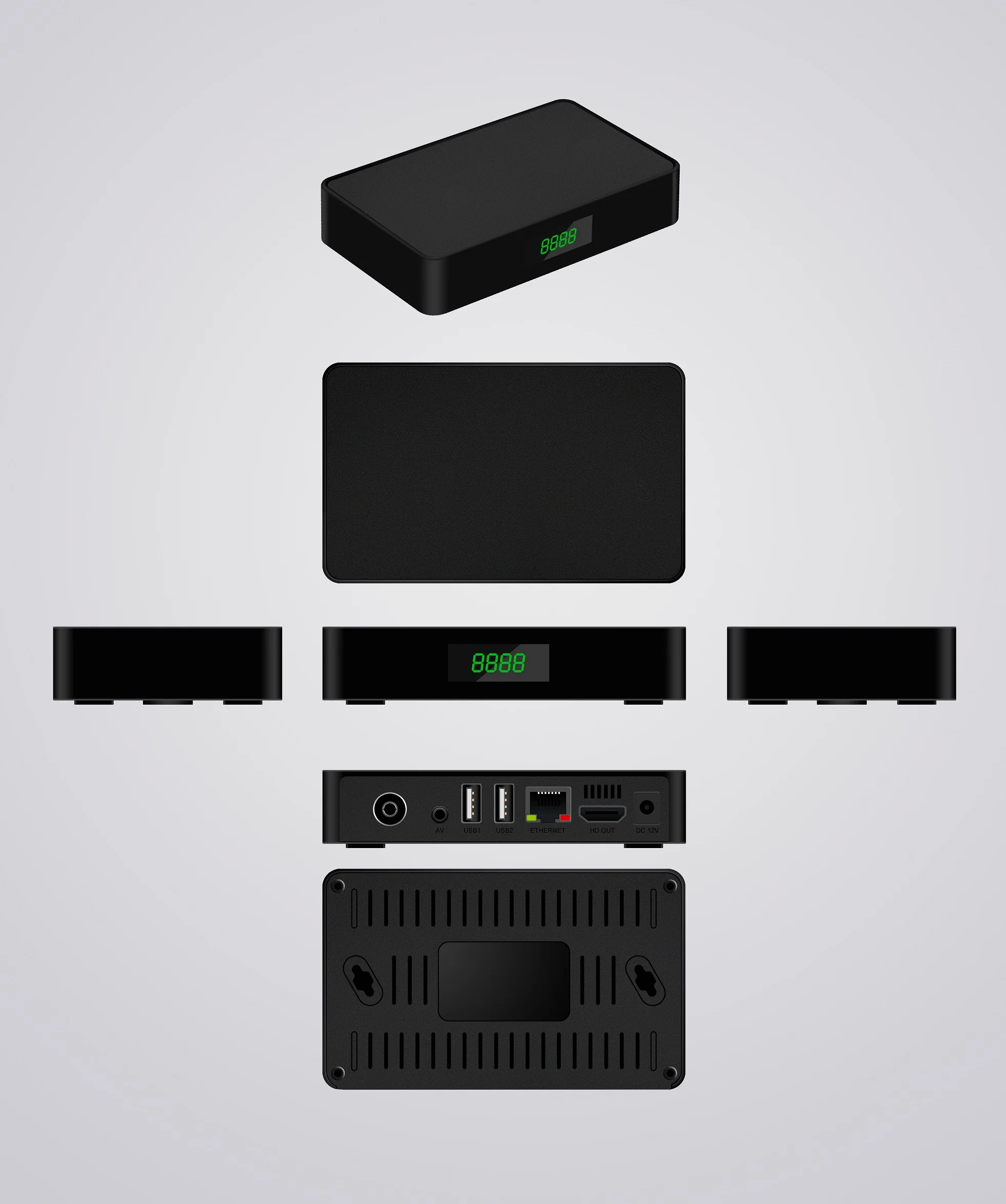 Factory Price Android 7.1 4 K Ott Tv Box + Dvb S2 Full Satellite ...