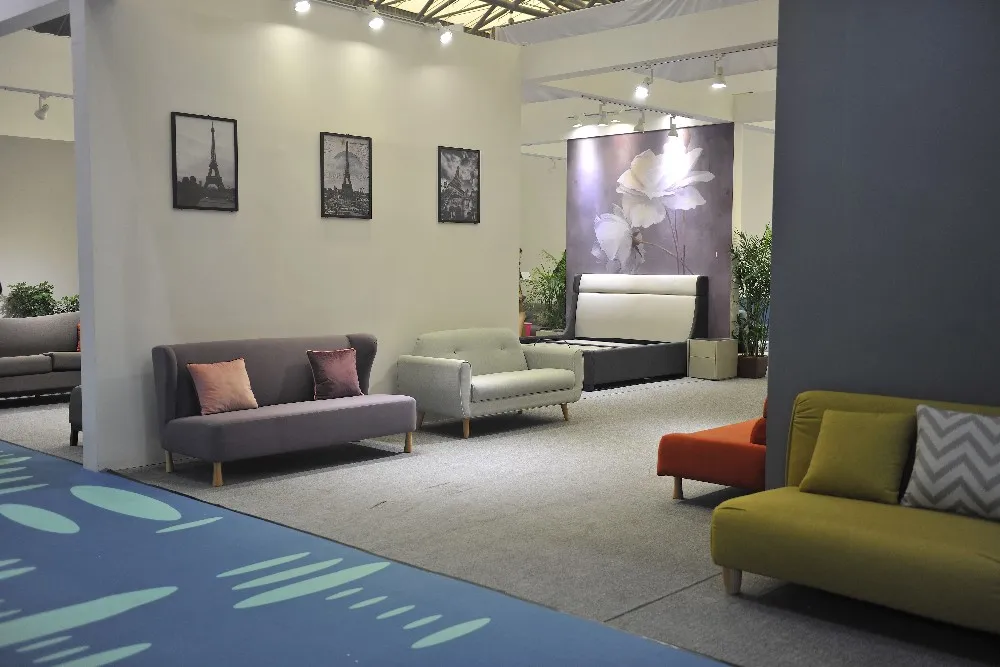 Nisco Living Room Furniture Faux Leather Sofa Bed With Super Comfort ...