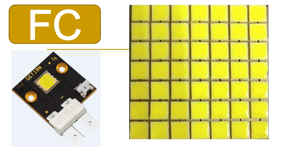 Multichip White Led Module 60w 8000-9000k Logo Projection Cob Led ...