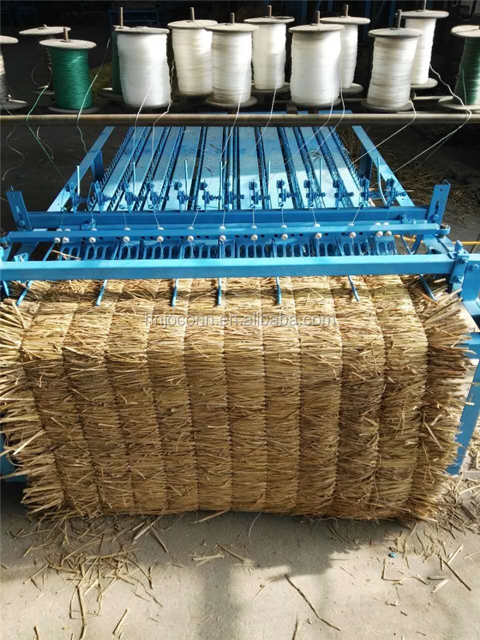 High Quality Rice Stalk Straw Mat Knitting Machine /rice Straw Mattress ...