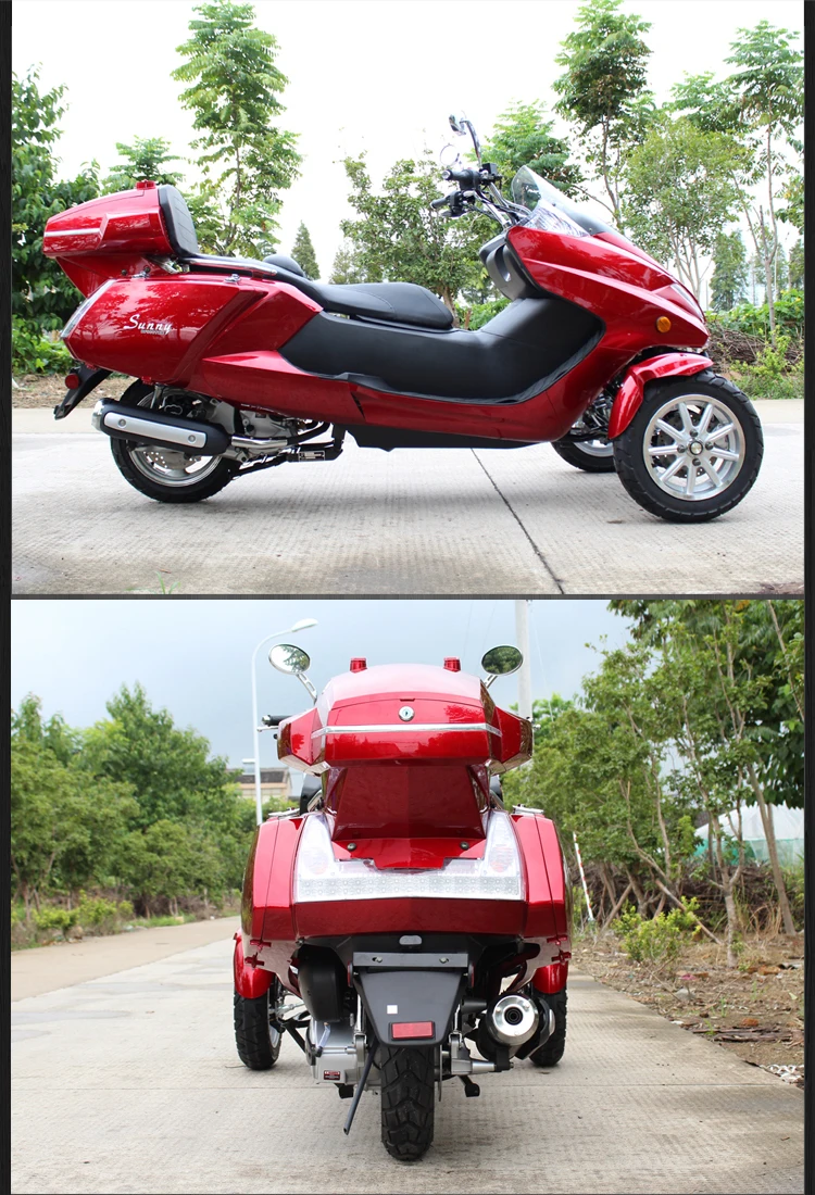 300cc 3 Wheel Trike Gas Scooter With Epa & Dot - Buy Trike Gas Scooter ...
