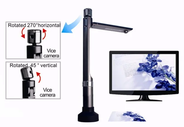 Eloam Dual Camera Portable Class Training Document Visualizer S520AF/S520