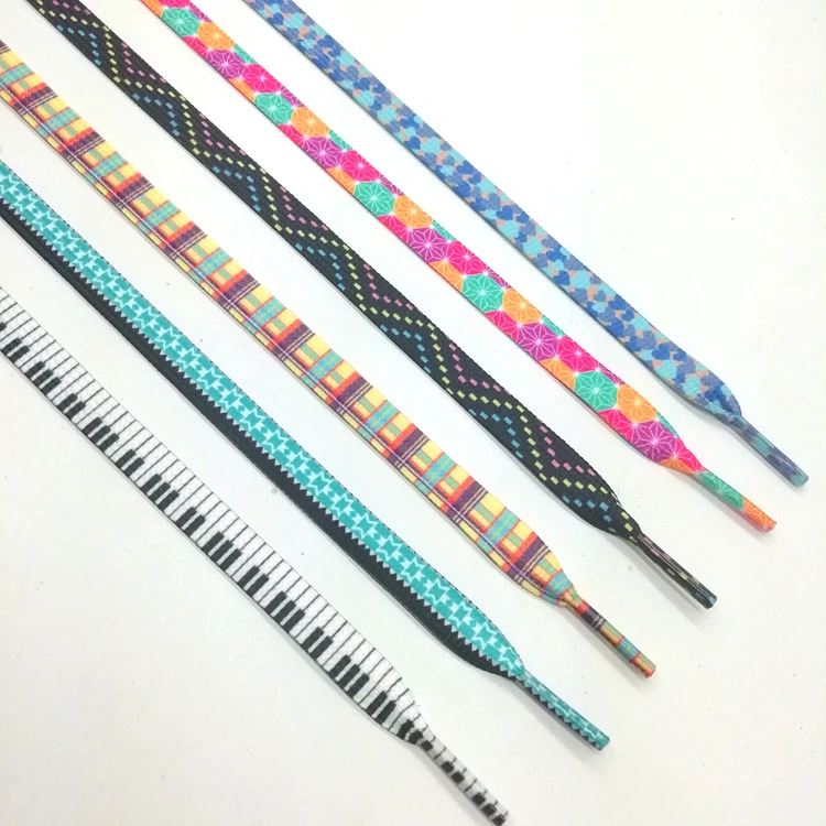 Custom Printed Shoelaces - Wholesale Flat Shoelaces