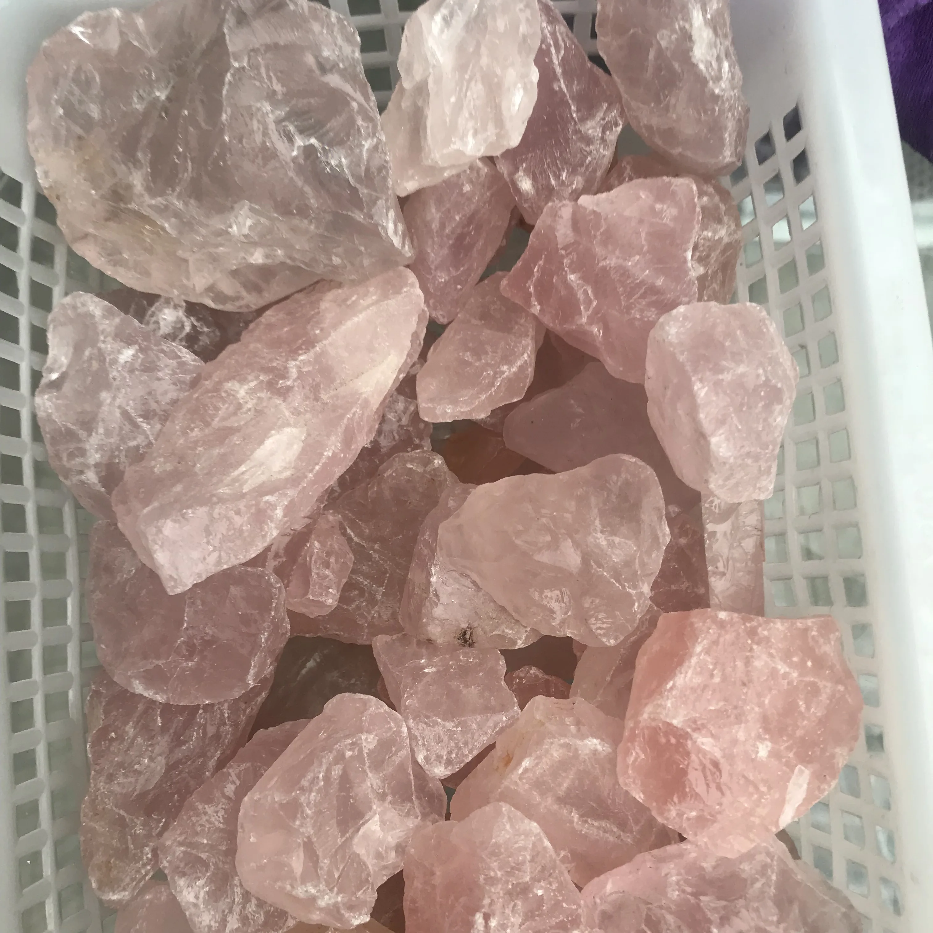 Natural Pink Crystals - Healing Stones of Rose Quartz