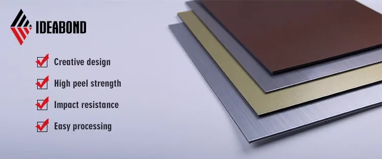 Alucobond Brushed Aluminium Sheet for Facade - Durable & Stylish