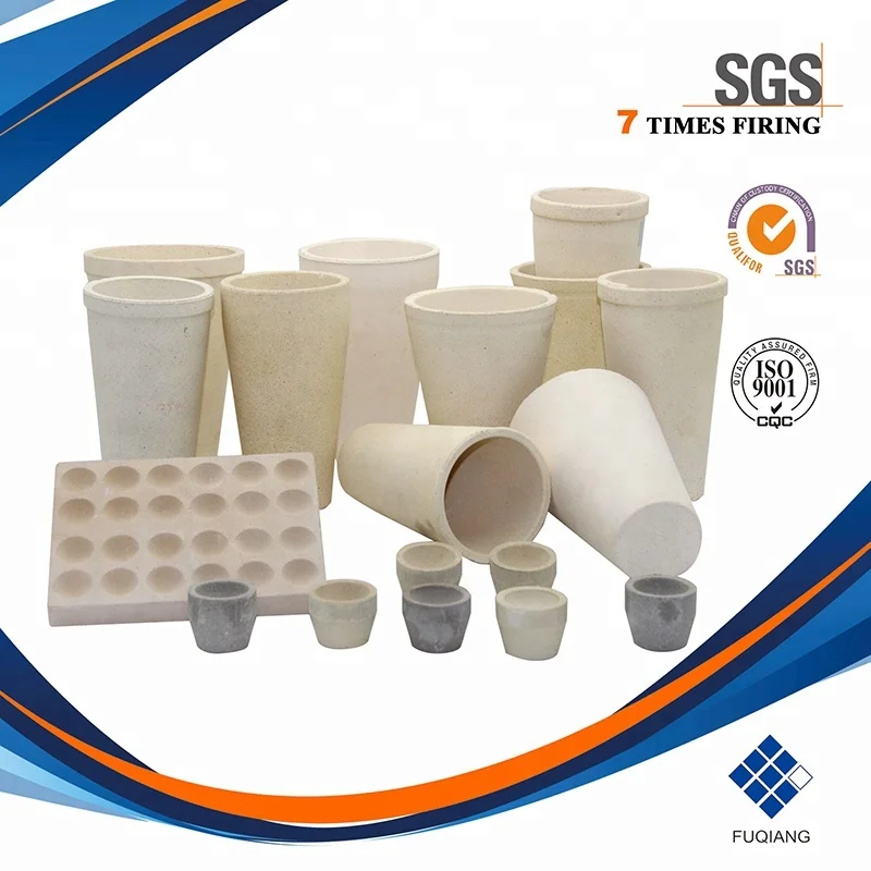 Fire Clay Crucible Fire Assay Crucible and Cupel for Metallurgy ...