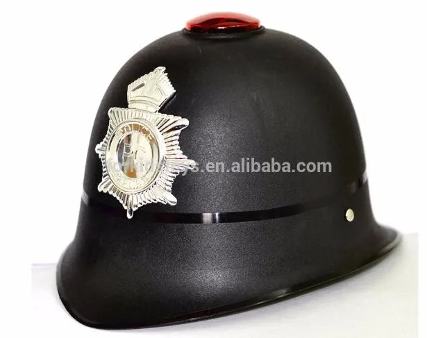 Hot Selling Uk Black Plastic Kid's Police Officer Ic Helmet Toy Or ...