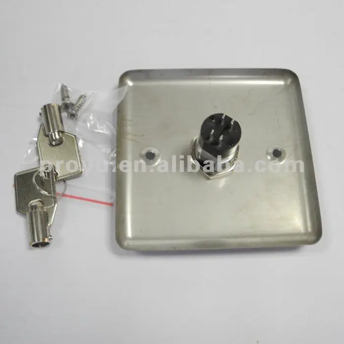 High Quality Stainless Steel Door Release Key Switch For Access Control ...