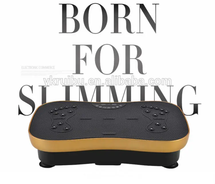 Fitness Vibration Platform with Remote Control & 2 Resistance Bands ...