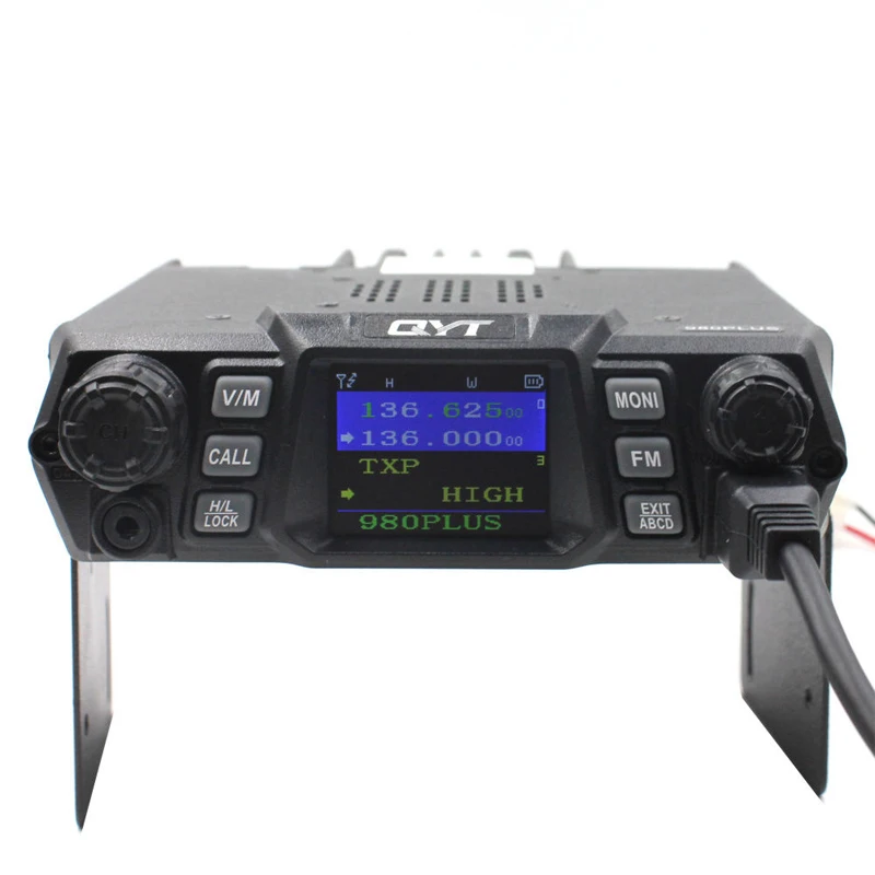 Qyt Kt-980 Plus High Power 75w(vhf)/55w(uhf) Dual Band Quad Standby ...