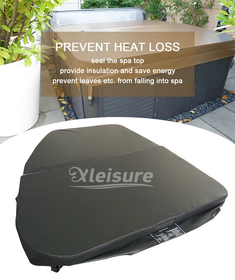 New Features Triangle Rounded Corners Stainless Steel Spa Insulation ...