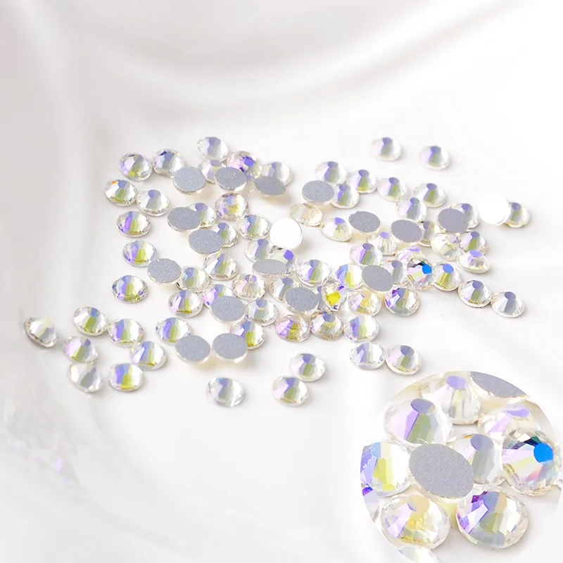 China Manufacturer Supply Glass Flatback Rhinestones Round Shape - Buy ...