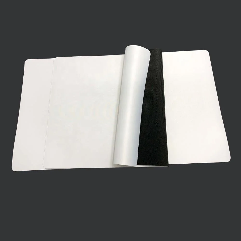 Wholesale Blank White Neoprene Rubber Card Game Playmat