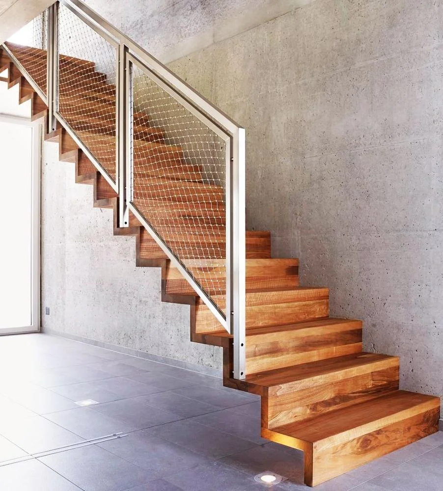 Stair Railing Stainless Steel Wire Rope Mesh Safety Net