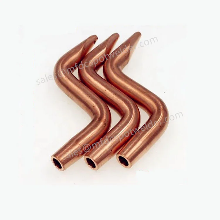 Cucrzr Copper Bent Spot Welding Electrode Tips - Durable & Efficient